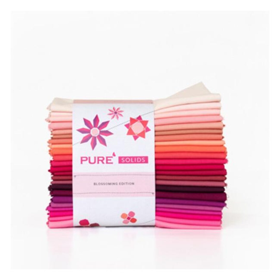 Pure Solids Fat Quarter Bundle in Blossoming by AGF Studio for Art ...