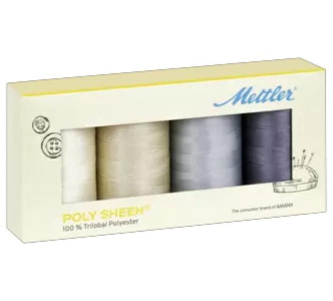 Poly Sheen Granite Thread Set | PS4GRANITE-KIT | Mettler Thread ...