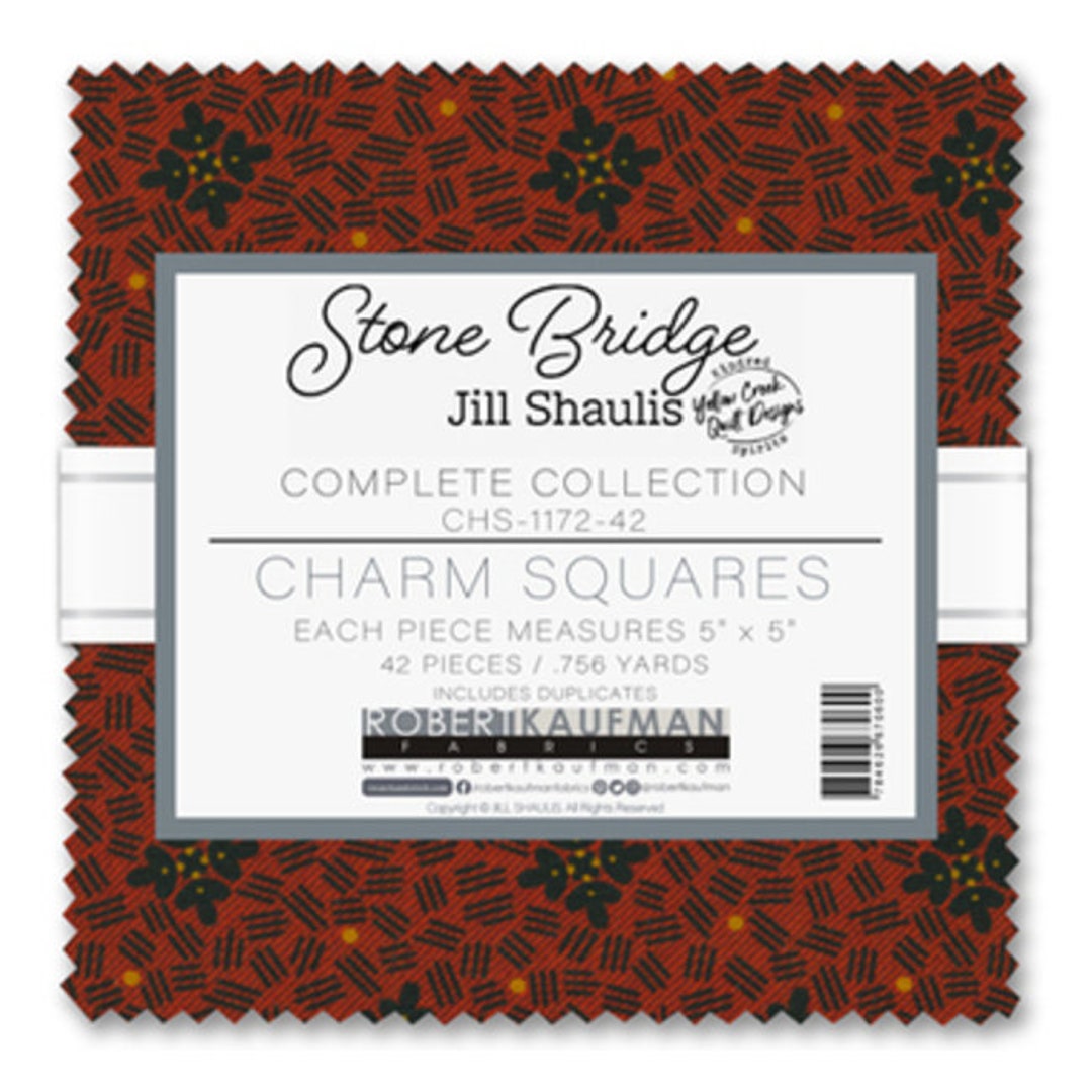 Stone Bridge 5 Square Pack charm Pack / Charm Square - Etsy