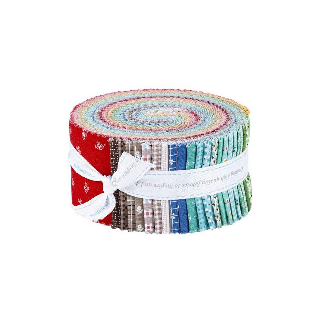 Prim 2.5" Strip Roll (jelly Roll / Rolie Polie) by Lori Holt for Riley ...