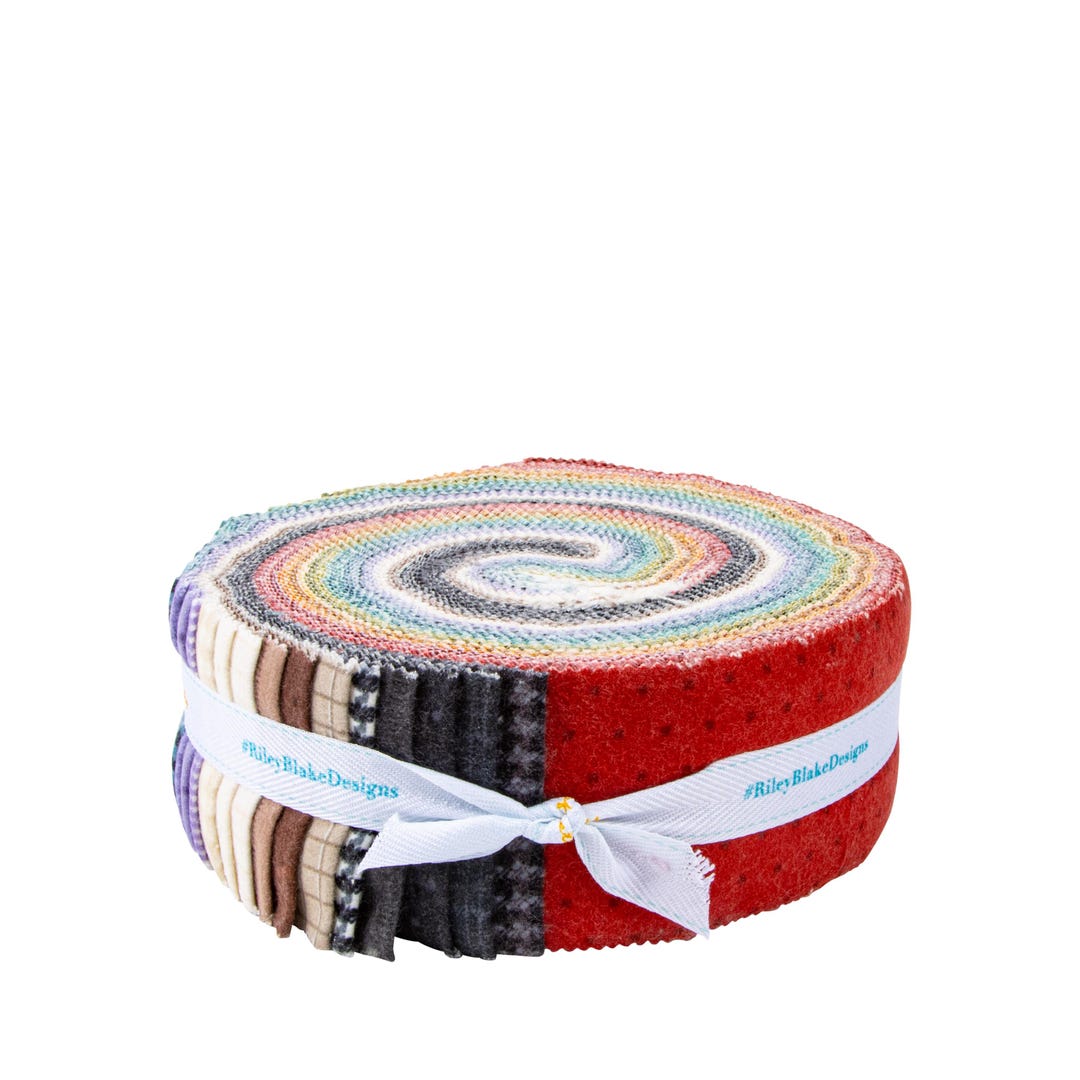 Stitcher's Flannel 2.5" Strip Roll (jelly Roll / Rolie Polie) by Vicki ...