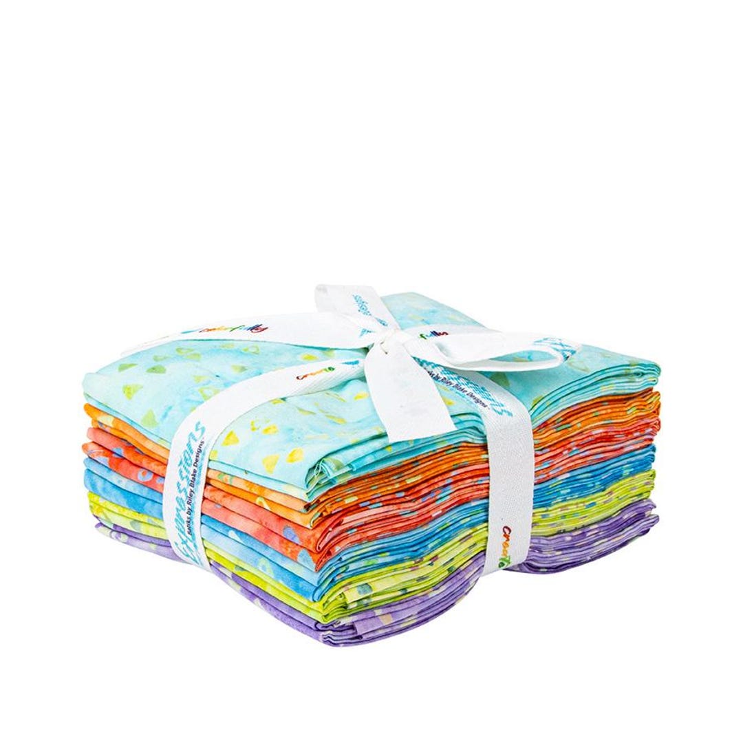 Expressions Batiks Fat Quarter Bundle in Express Yourself! Ombre B by ...