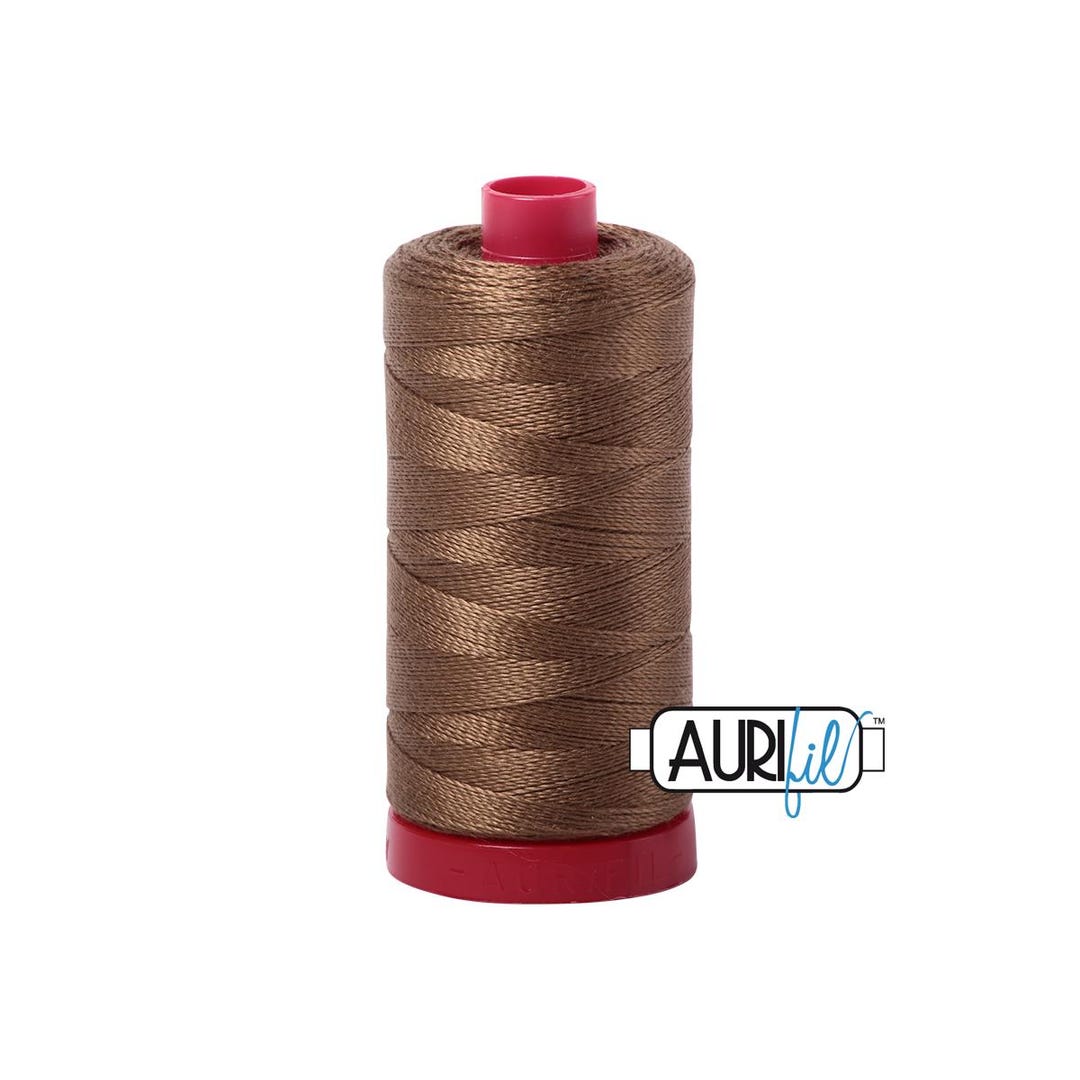 Dark Sandstone (1318) | 12wt Large Spool (325M / 356Y) | Aurifil Thread ...