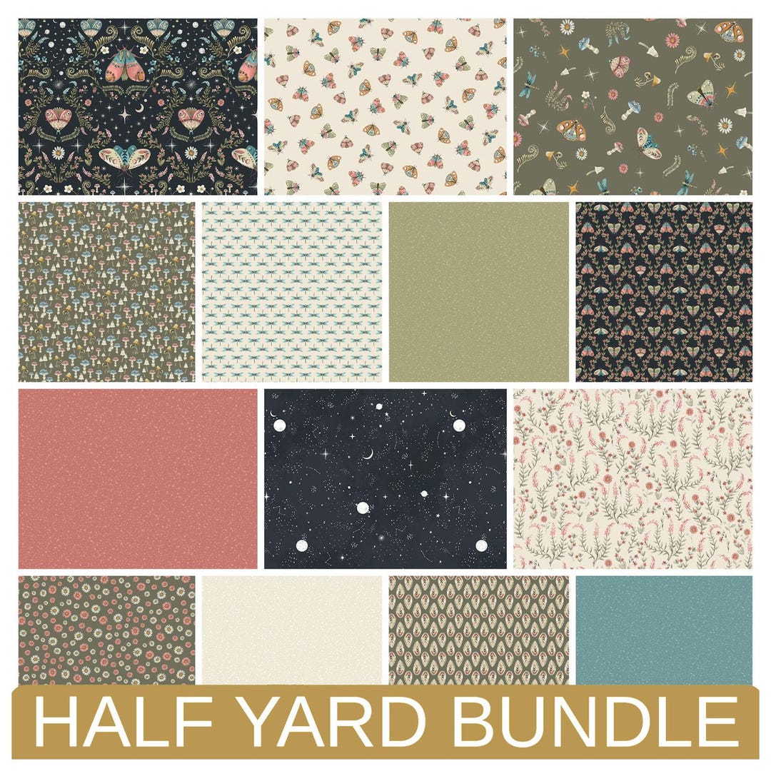Moon Garden Half Yard Bundle by Dear Stella for Hawthorne Supply Co - Etsy