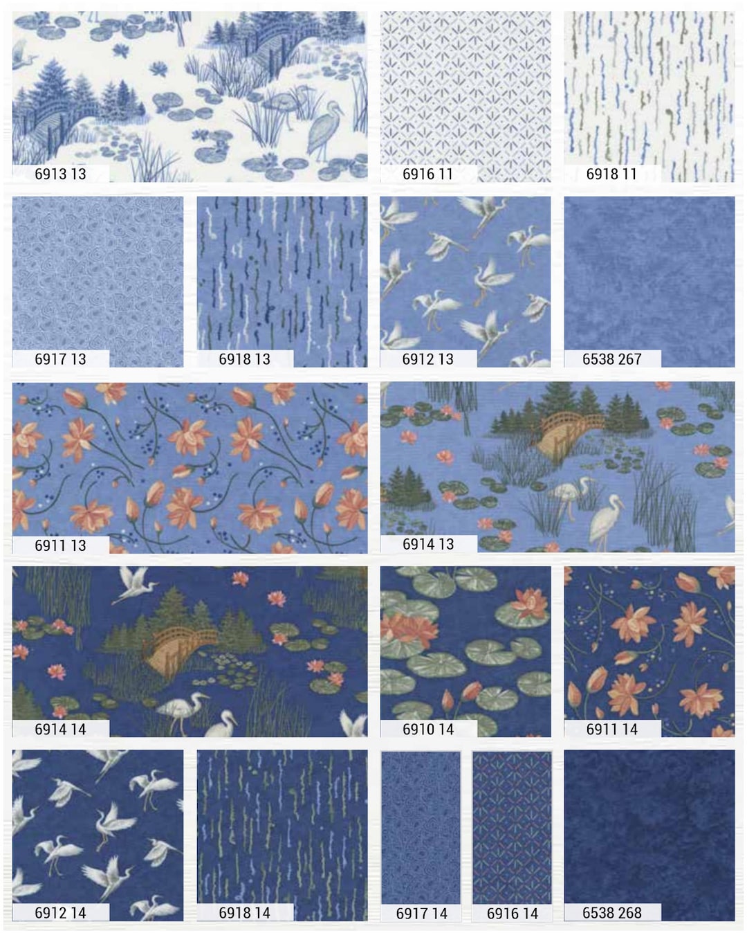 Watermarks 10 Square Pack layer Cake by Holly Taylor for Moda 6910lc - Etsy