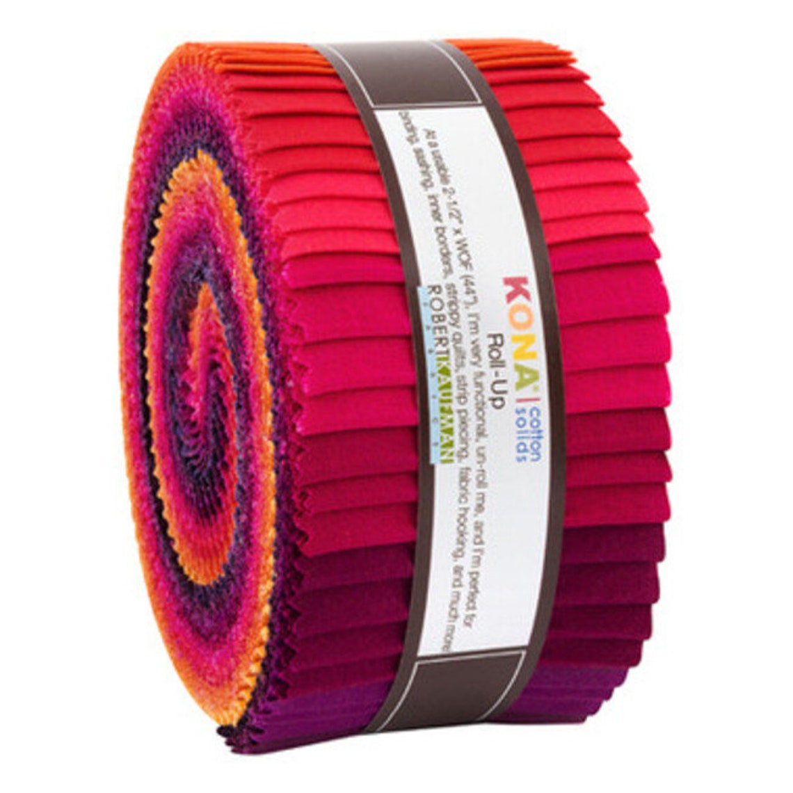 Kona Solid 2.5 Strip Roll jelly Roll / Roll Up in - Etsy