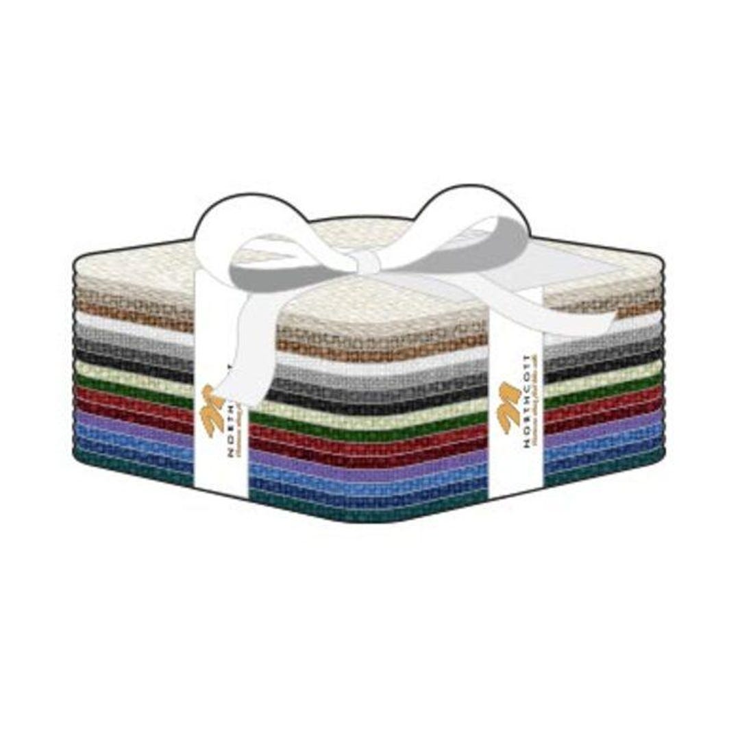 Linen "look" Fat Quarter Bundle by Deborah Edwards for Northcott ...