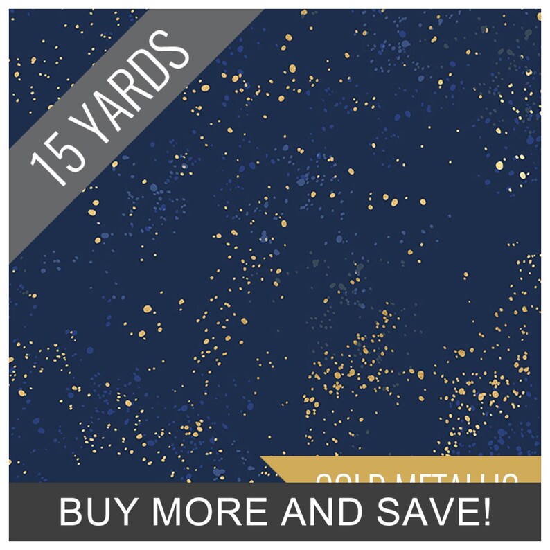Speckled in Metallic Navy - 15 Yard Bolt for Hawthorne Supply Co ...