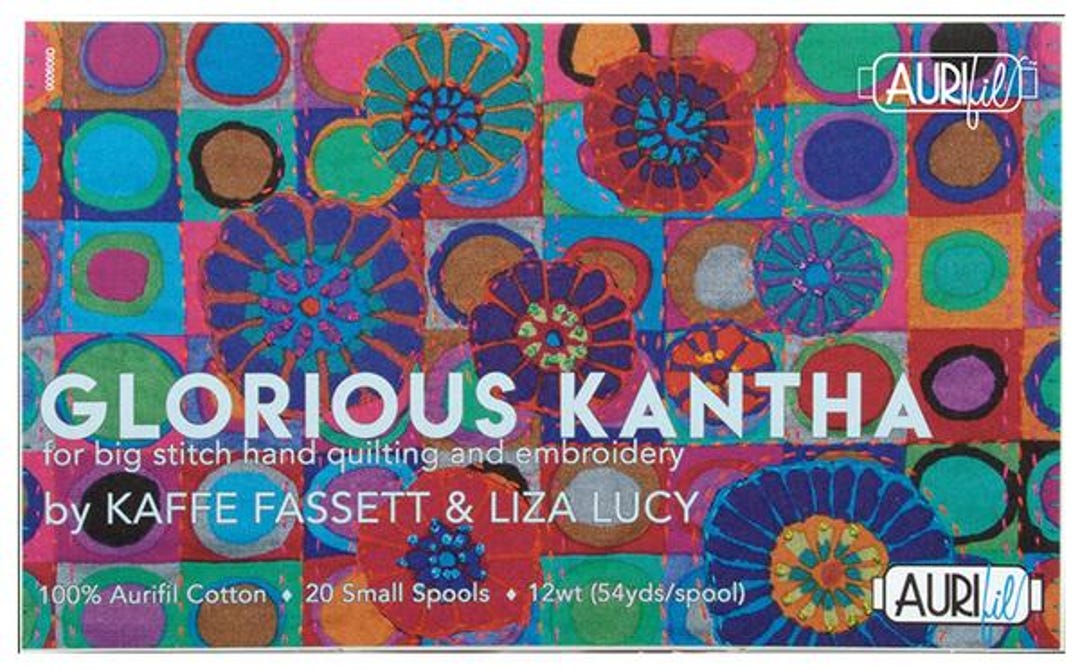 Glorious Kantha Thread Set | KF12GK20 | Aurifil Thread | Threadset - Etsy