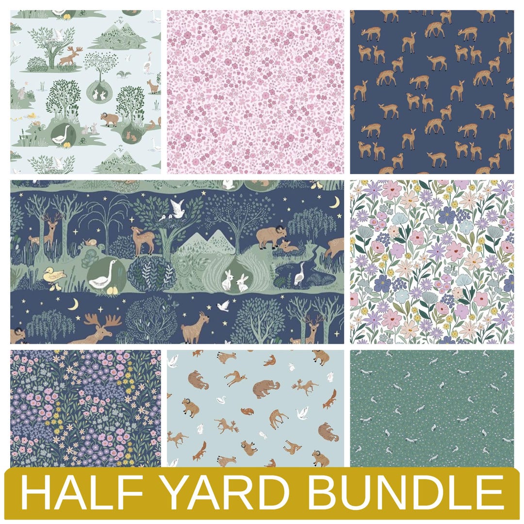 Forest Fable Half Yard Bundle by Dear Stella for Hawthorne Supply Co - Etsy