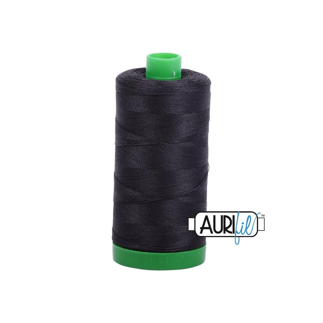 Very Dark Grey (4241) | 40wt Large Spool (1000M / 1094Y) | Aurifil ...
