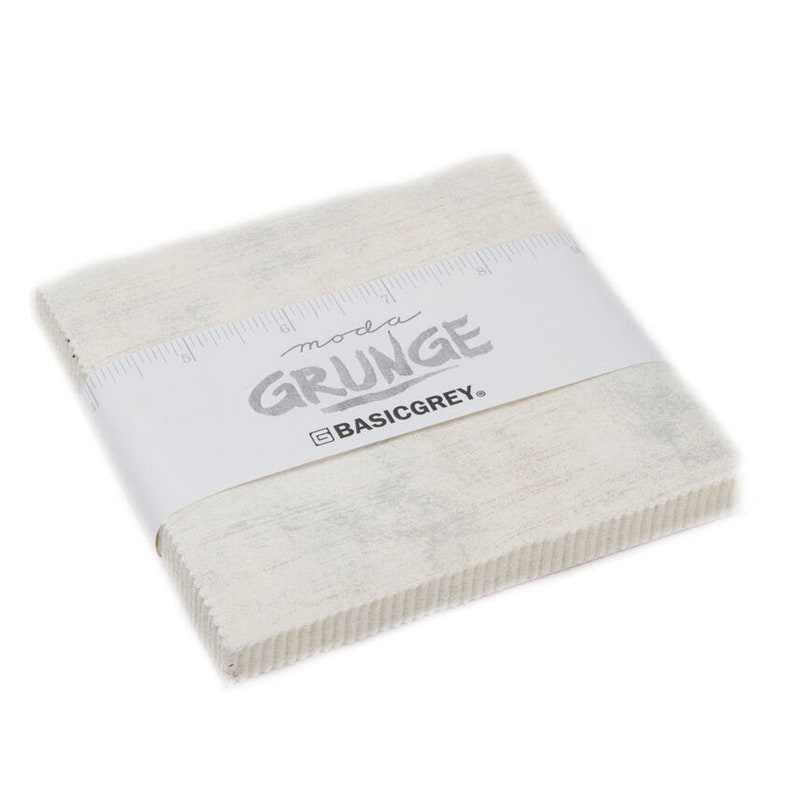 Grunge 5 Square Pack charm Pack in Creme by Basicgrey - Etsy