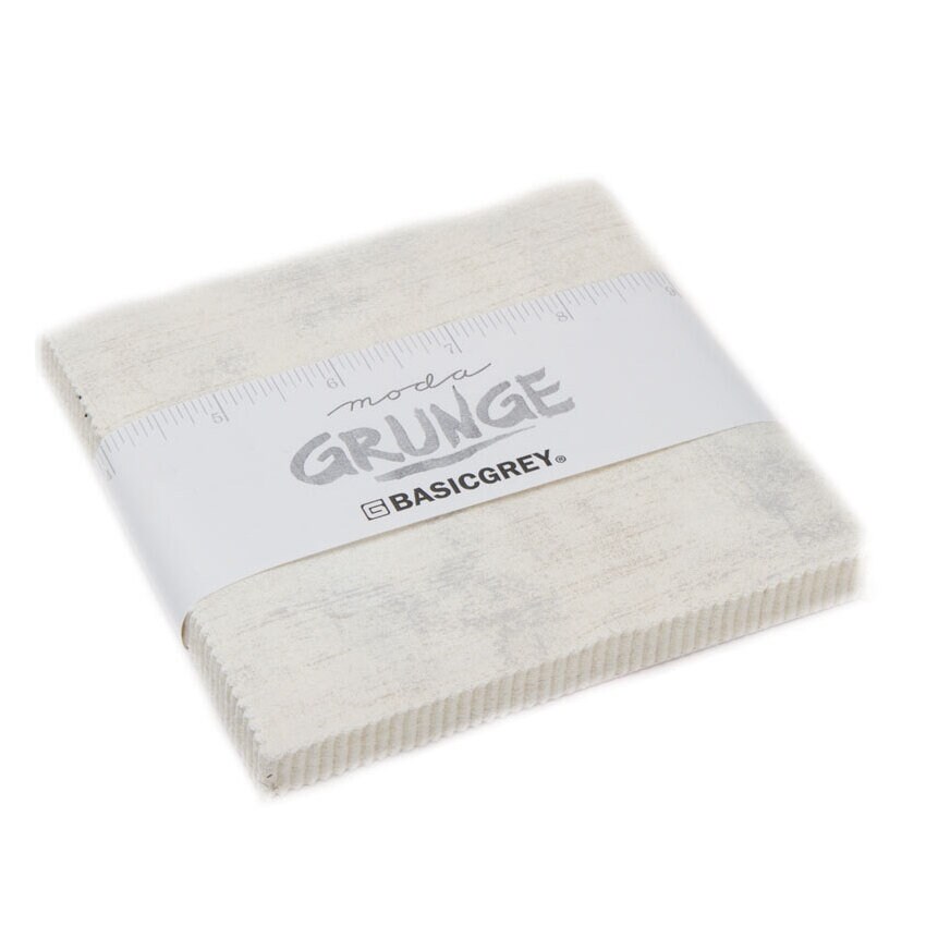 Grunge 5 Square Pack charm Pack in Creme by Basicgrey - Etsy