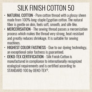 Oat Straw (9104-0260) | Silk-finish Cotton 50wt (500M / 547Y) | Mettler ...