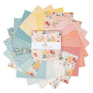 New Beginnings 10" Square Pack (layer Cake / 10" Stacker) by Sandy Gervais for Riley Blake (10 ...