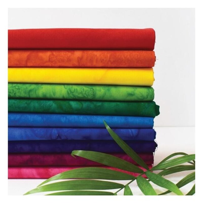 Rainbow Batik Fabric - Etsy