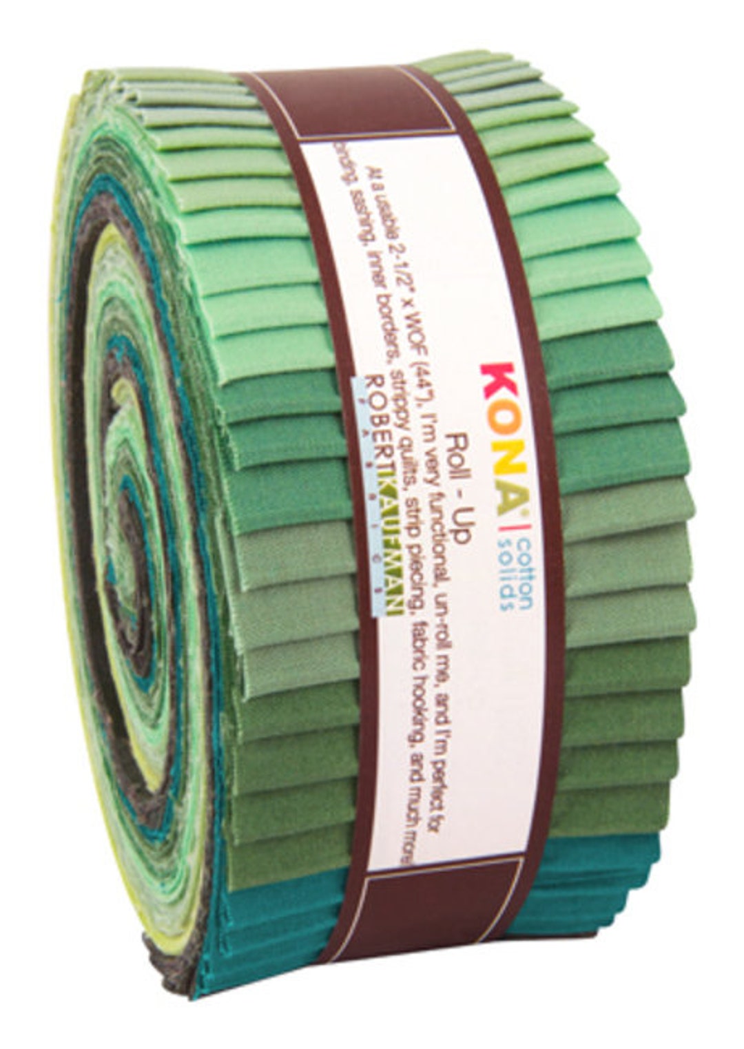 Kona Solid 2.5 Strip Roll jelly Roll / Roll Up in Spring Meadows by ...