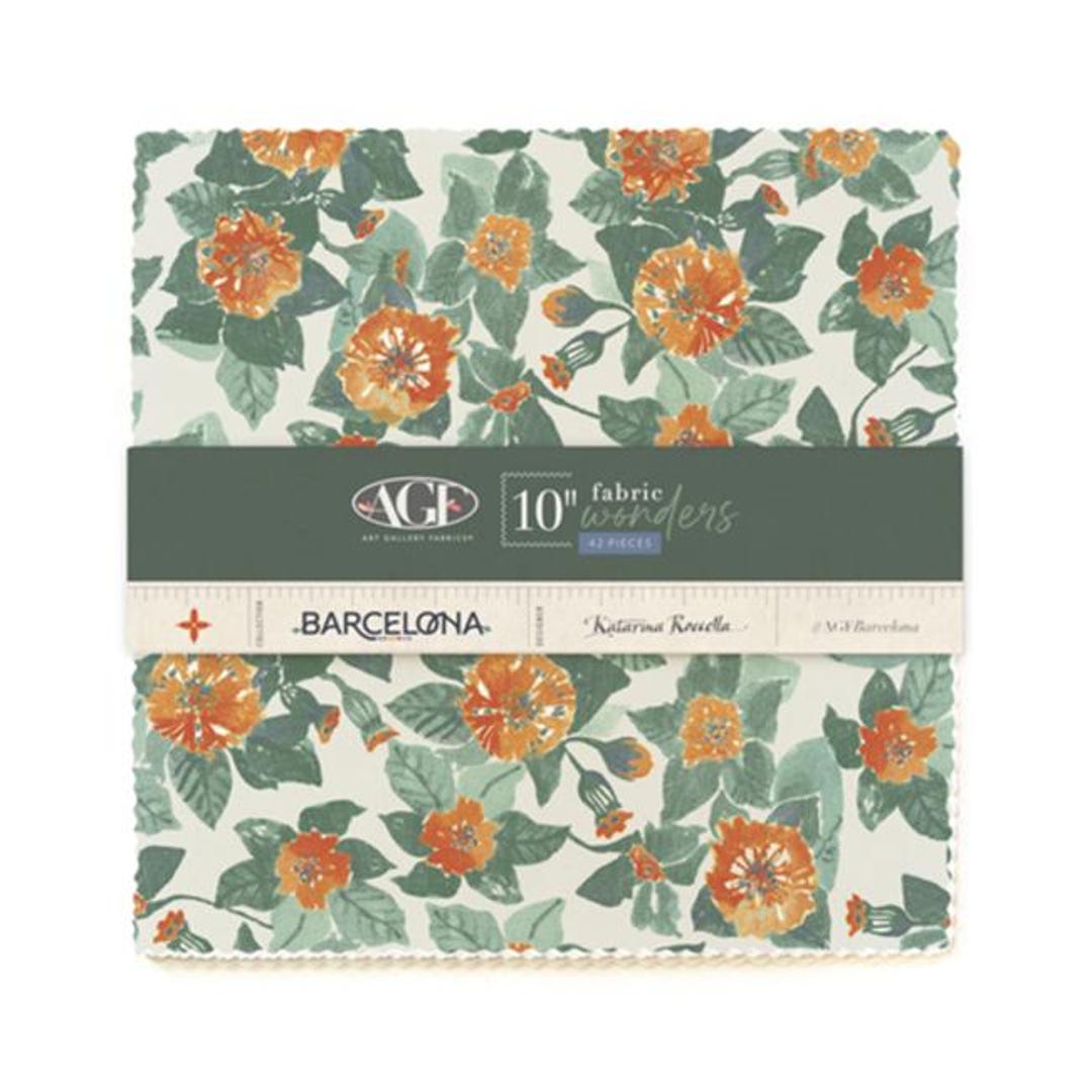 Barcelona 10" Square Pack (layer Cake) by Katarina Roccella for Art ...