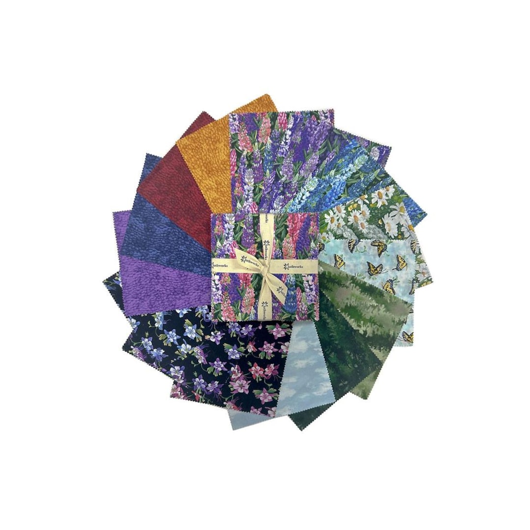 Woodland 5" Square Pack (charm Pack) by Cedar West for Clothworks ...