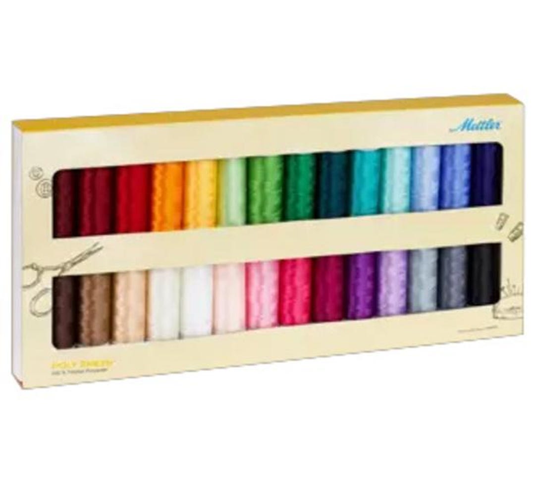 Poly Sheen 28 Spool Thread Set | Ps28-kit | Mettler Thread | Threadset ...
