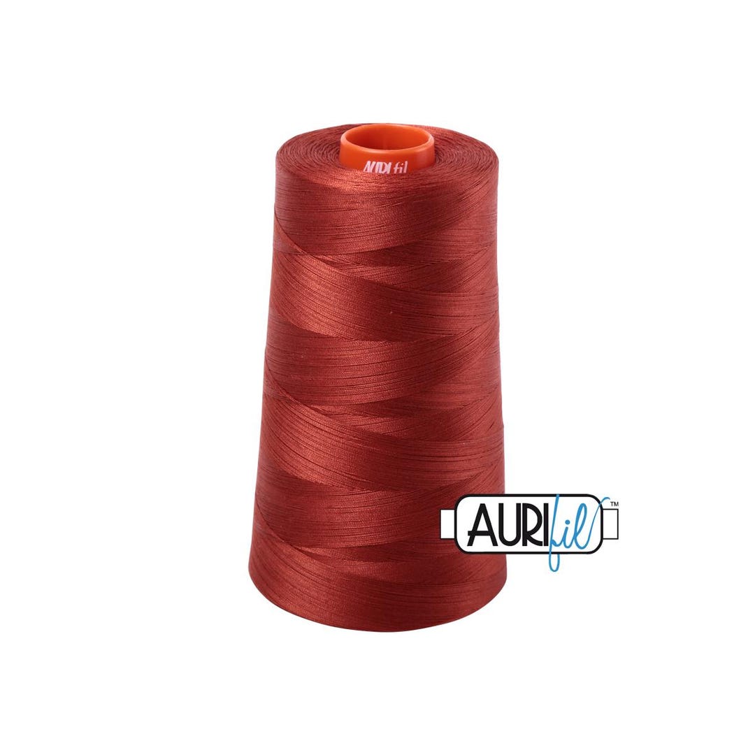 Terracotta 2385 50wt Cone 5900M / 6452Y Aurifil Thread Att8q Atptq ...