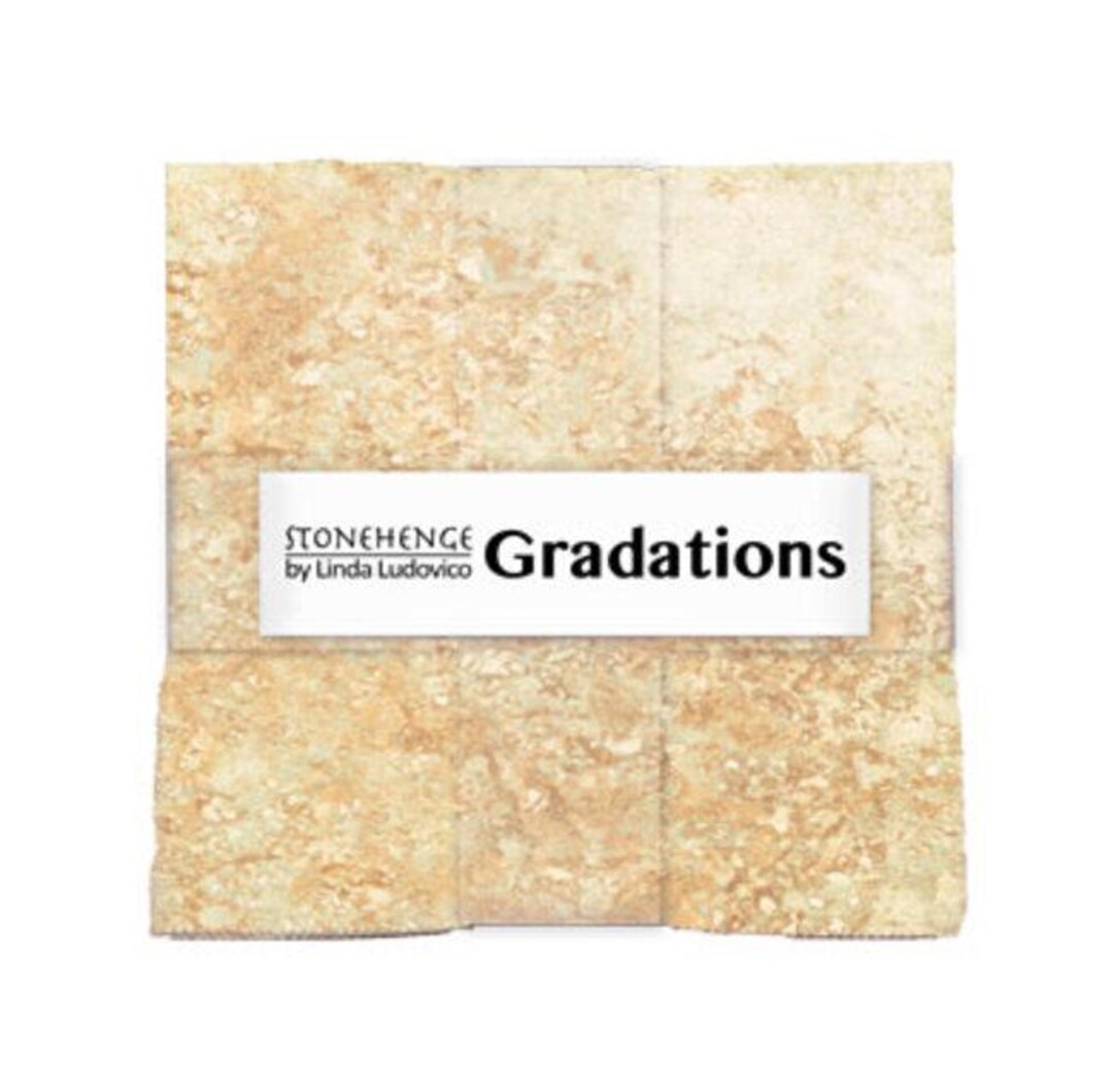 Stonehenge Gradations 10" Square Pack (layer Cake) in Oxidized Copper ...