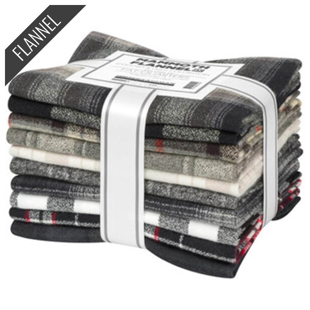 Mammoth Flannel Fat Quarter Bundle in Shadows and Lights Colorstory by ...
