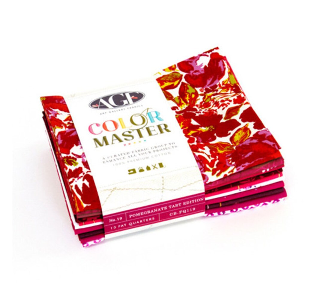 Pomegranate Tart Color Master Fat Quarter Bundle by AGF Studio for Art ...