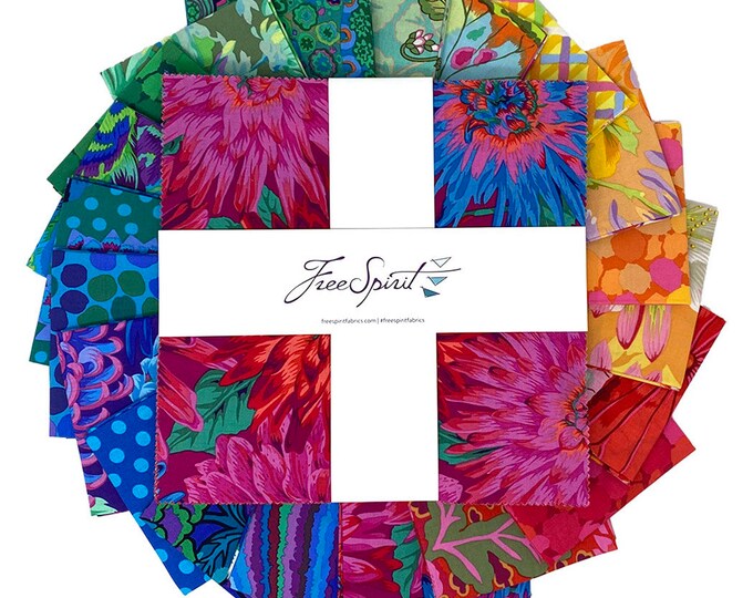 Kaffe Fassett Collective Fabric Quilting Craft Sewing Layer Cake Green ...