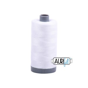 White (2024) | 28wt Large Spool (750M / 820Y) | Aurifil Thread | Attcs - Atpb6 - Atc6cp - Etsy
