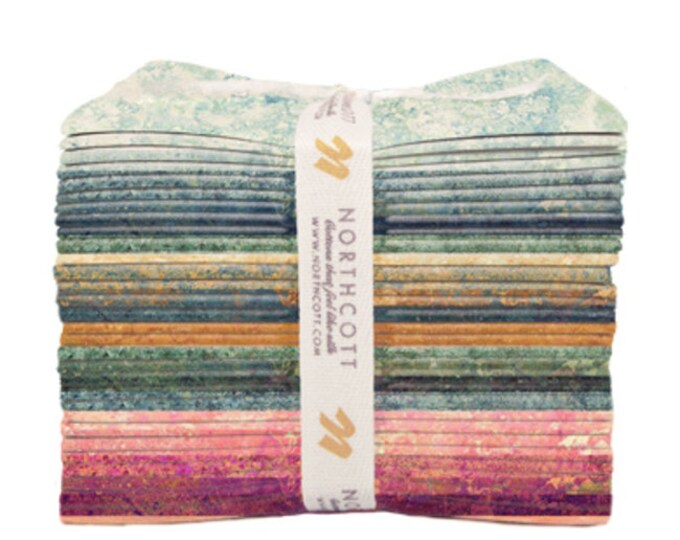 Stonehenge Gradations Fat Quarter Bundle in Gemstone by Linda Ludovico ...