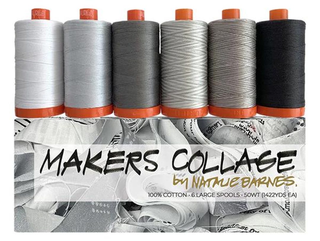 Makers Collage Thread Set | NB50MC6 | Aurifil Thread | Threadset - Etsy