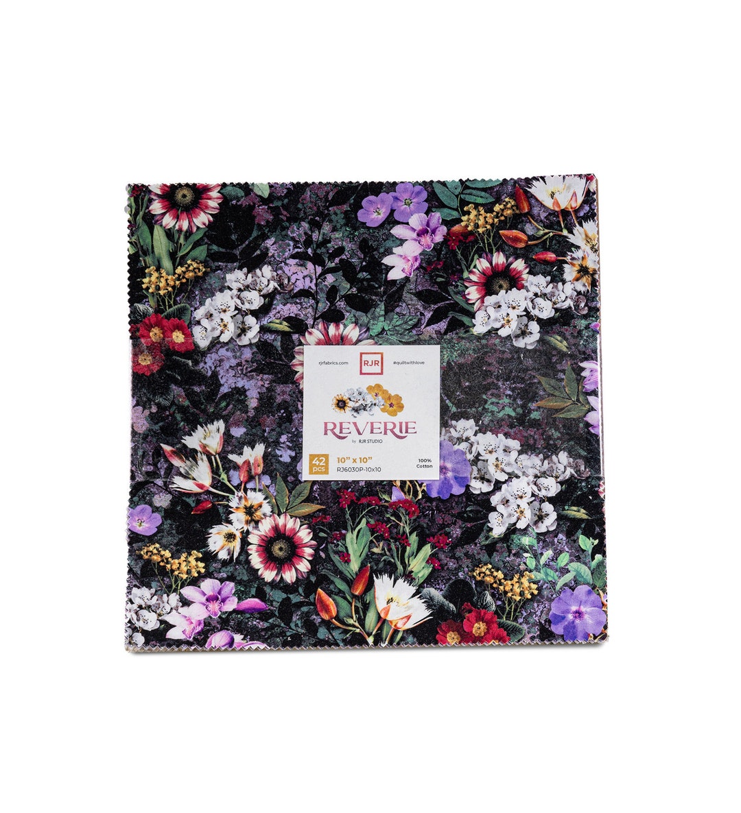 Reverie 10 Square Pack layer Cake / 10x10 Pack by RJR Studio for RJR ...
