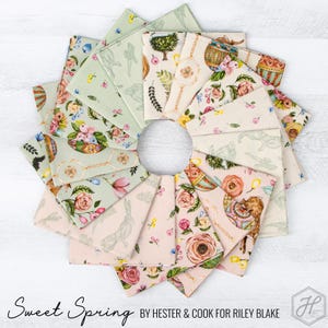 Sweet Spring Half Yard Bundle by Hester and Cook for Hawthorne Supply ...