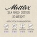 Oat Straw (9104-0260) | Silk-finish Cotton 50wt (500M / 547Y) | Mettler ...