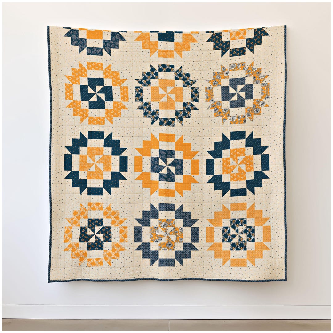 Cheddar at Twilight Peppermint Bark Quilt Kit - Etsy