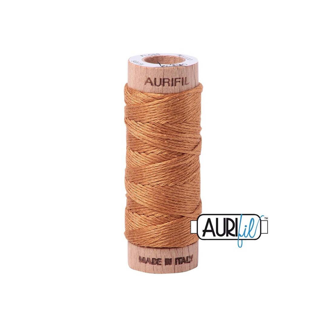 Golden Toast (2930) | Aurifloss Small Spool (18M / 18Y) | Aurifil ...