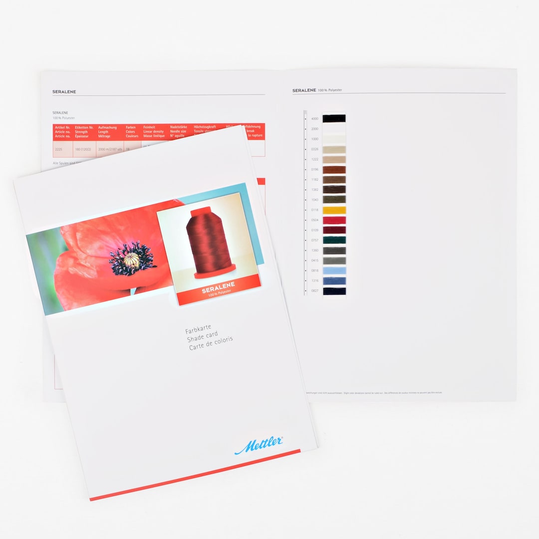 Mettler Seralene Color Card - Etsy