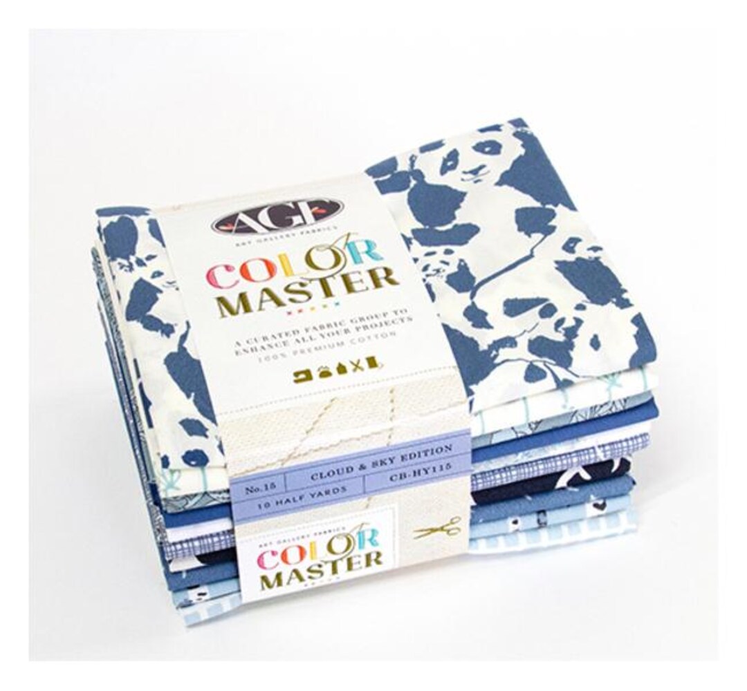 Cloud & Sky Color Master Half Yard Bundle by AGF Studio for Art Gallery ...