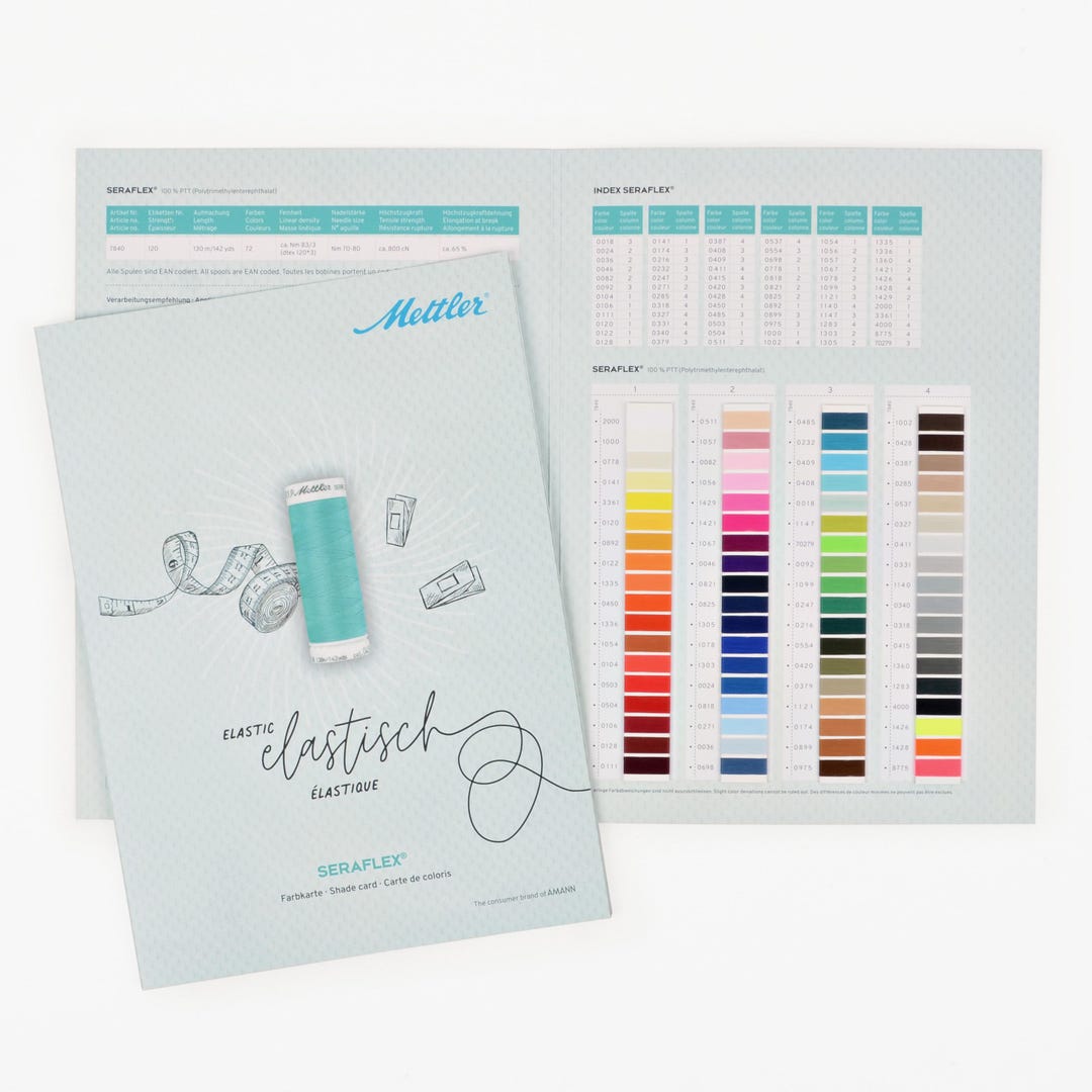 Mettler Seraflex Color Card - Etsy