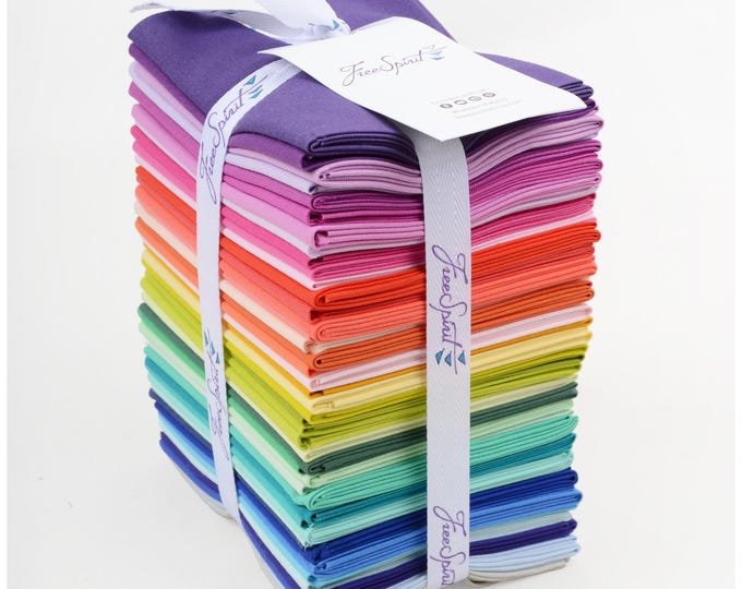 Tula Solids Fat Eighth Bundle by Tula Pink for Free Spirit (fb2f8tp ...