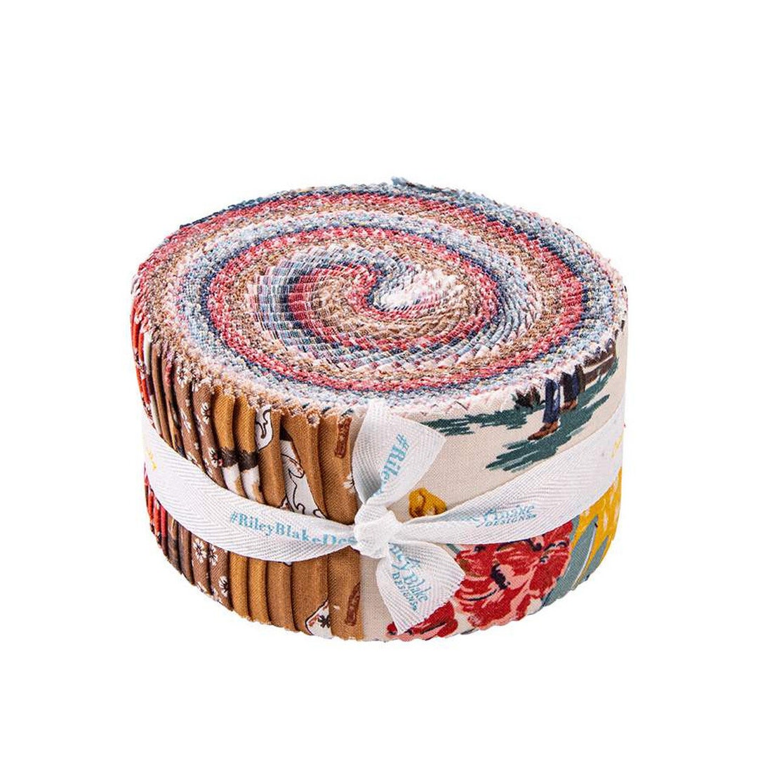 Wild Rose 2.5 Strip Roll jelly Roll / Rolie Polie by Riley Blake ...