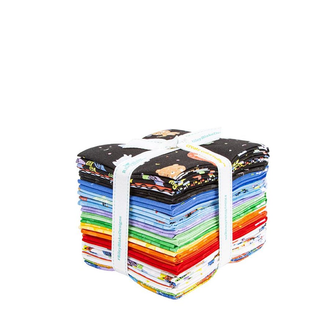 New Box of Crayons Fat Quarter Bundle by Riley Blake Designs for Riley ...