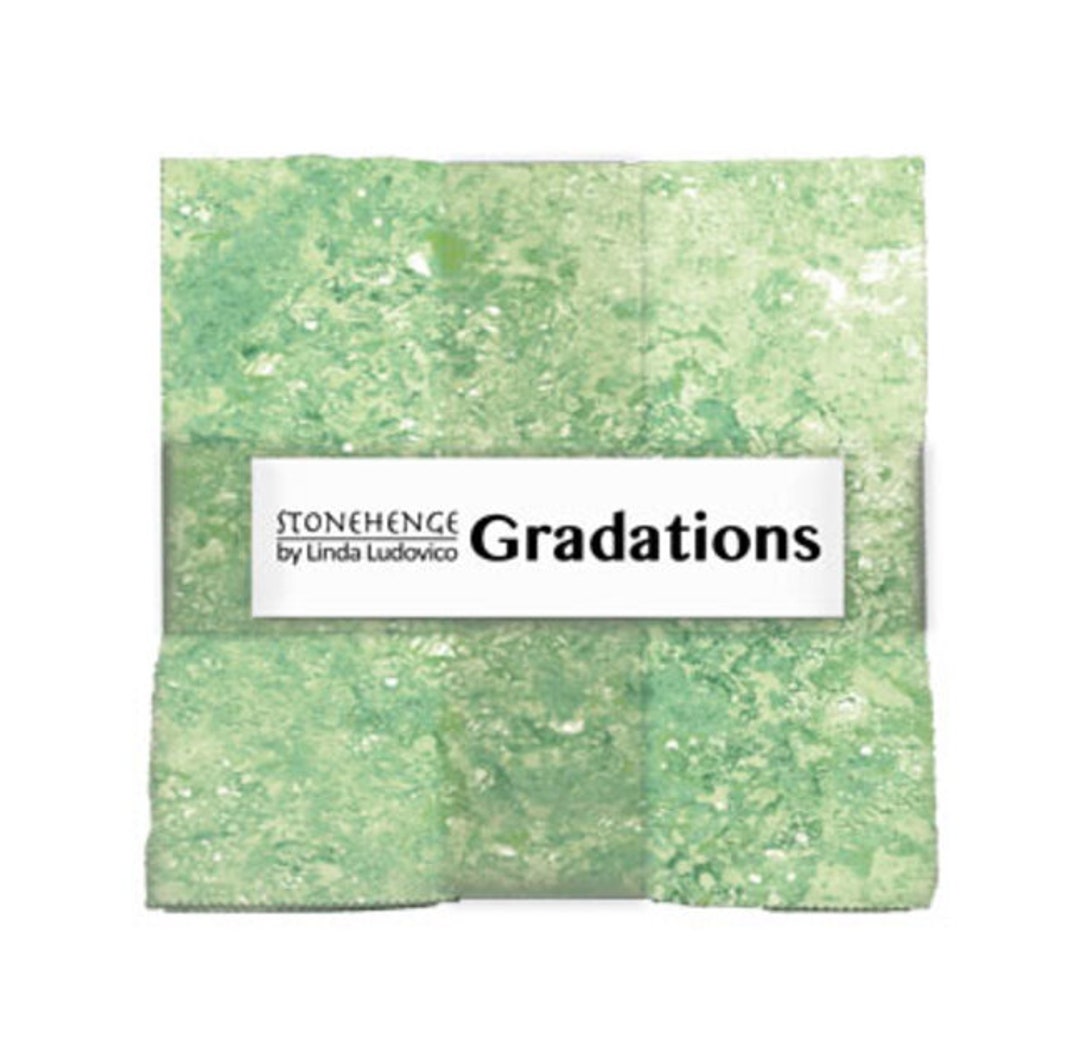 Stonehenge Gradations 10 Square Pack layer Cake in Pine Ridge by Linda ...