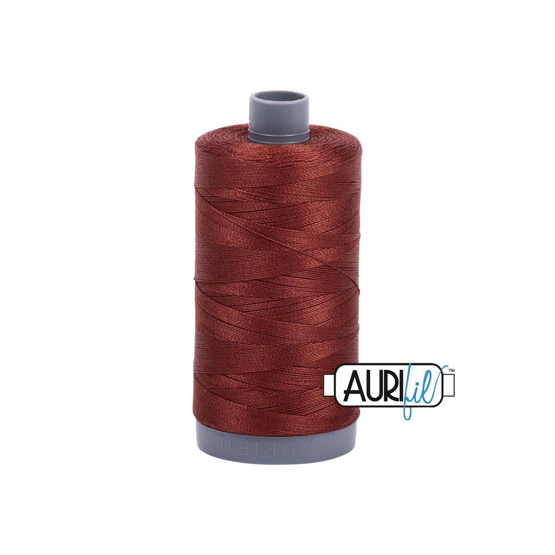 Copper Brown (4012) | 28wt Large Spool (750M / 820Y) | Aurifil Thread ...