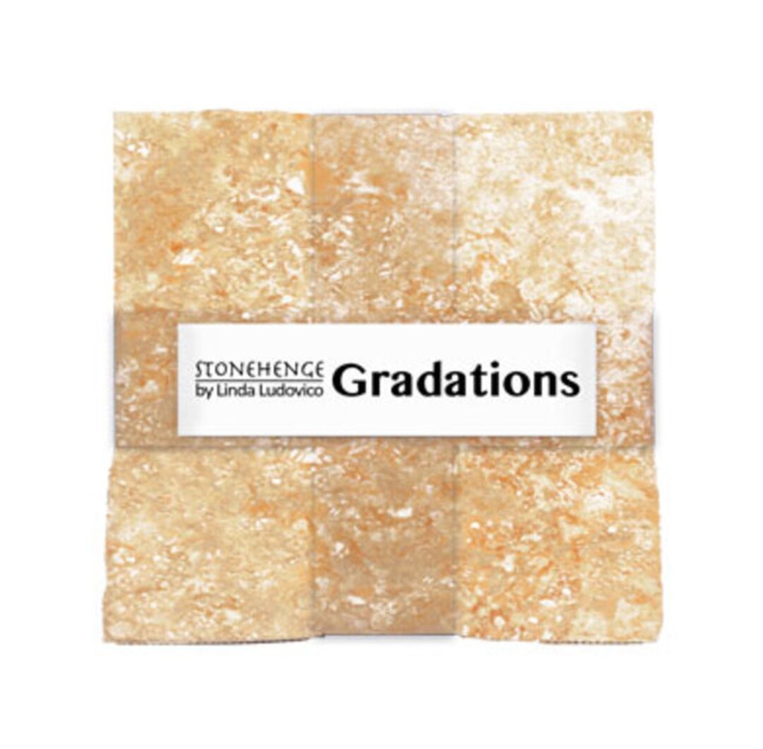 Stonehenge Gradations 10 Square Pack layer Cake in Canyon by Linda ...
