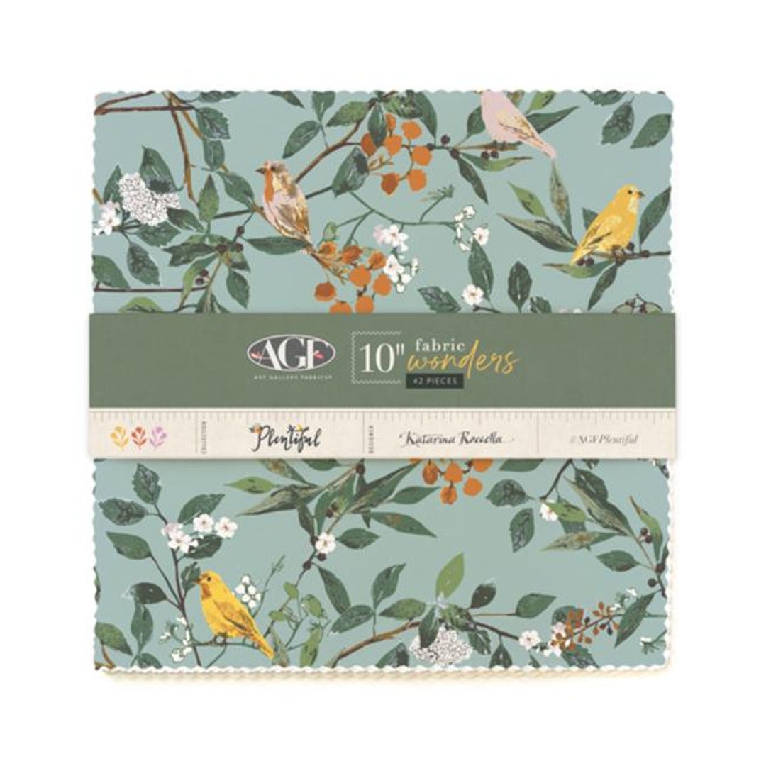 Plentiful 10" Square Pack (layer Cake) by Katarina Roccella for Art ...