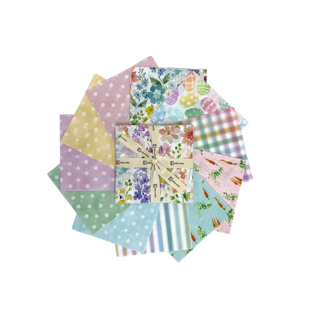 Spring Has Sprung 5 Square Pack charm Pack by Heatherlee Chan for ...