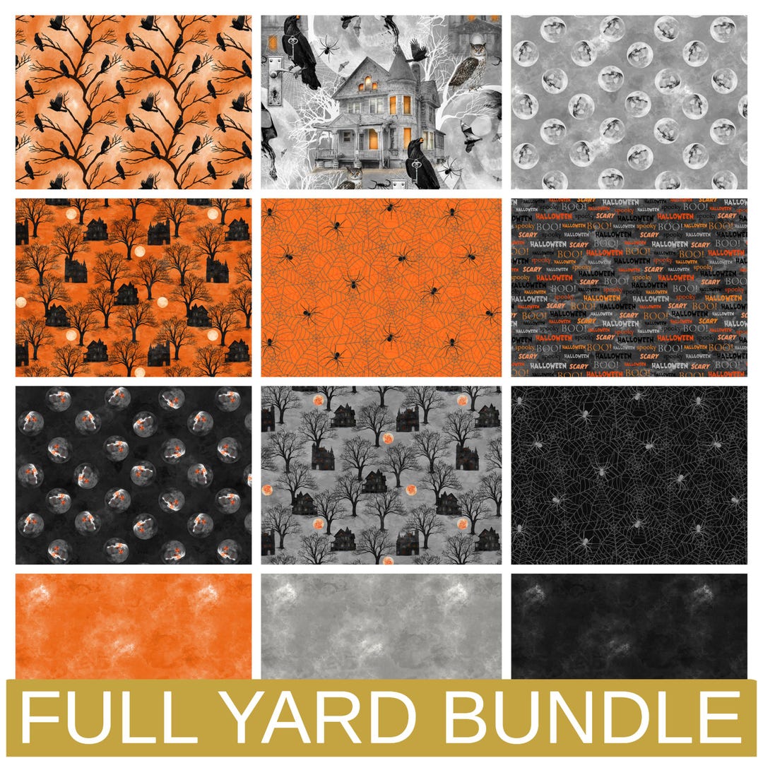 Full Moon Full Yard Bundle by Whistler Studios for Hawthorne Supply Co ...