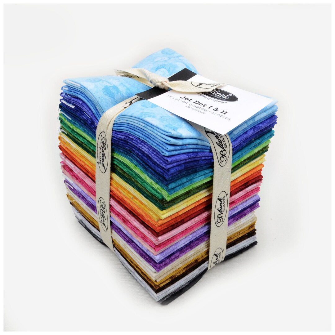 Jot Dot I & II Fat Quarter Bundle by Blank Quilting fatquar-jotdot1and2 ...